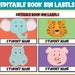 Editable Cute Animal Library Book Bin Labels: 16 Customizable Designs ...