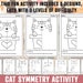 Cat Symmetry Worksheet, Kitten Theme Lines of Symmetry Activity, 24 ...