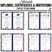 Editable 6th Grade Diplomas, 1st-8th Grade Certificates & Invitation ...