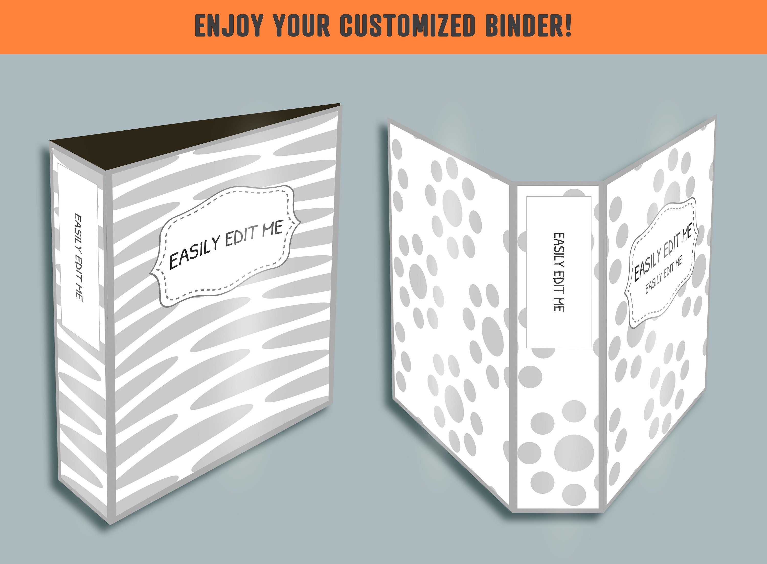 Geometric Patterns Collection Binder Covers 10 Printable & - Etsy