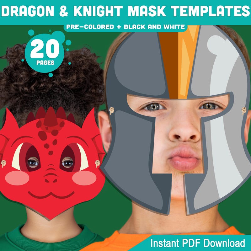 Dragon Tale Mask - Etsy
