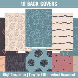 Powerpoint Binder Cover Templates, 10 Printable/editable Abstract ...