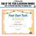 Printable & Editable End of Year Awards Certificates, 26 Pages, PDF ...