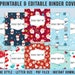 Christmas Gifts Santa Snowmen Candy Binder Cover, 10 Printable/editable ...