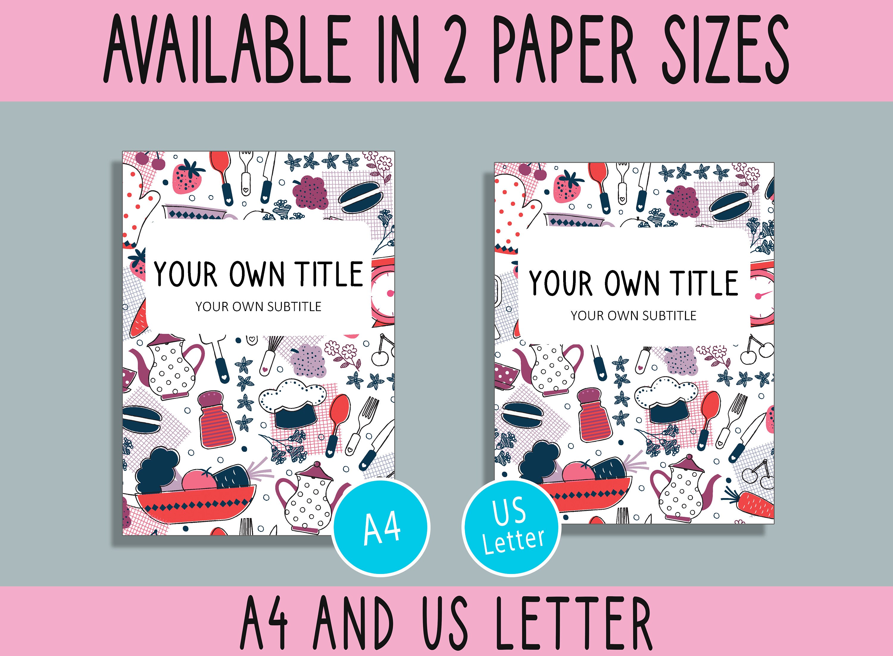 10 Editable Nursing Teacher Food Binder Cover Bundle, Includes 1,1.5,2 ...