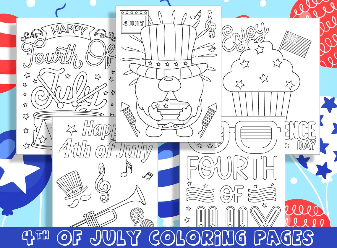 15 Patriotic Coloring Pages to Celebrate the 4th of July: Independence ...