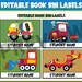 Editable Vehicle Book Bin Labels: 16 Customizable Designs for Perfect ...