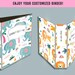 African Animals Binder Cover, 10 Printable & Editable Covers + Spines ...