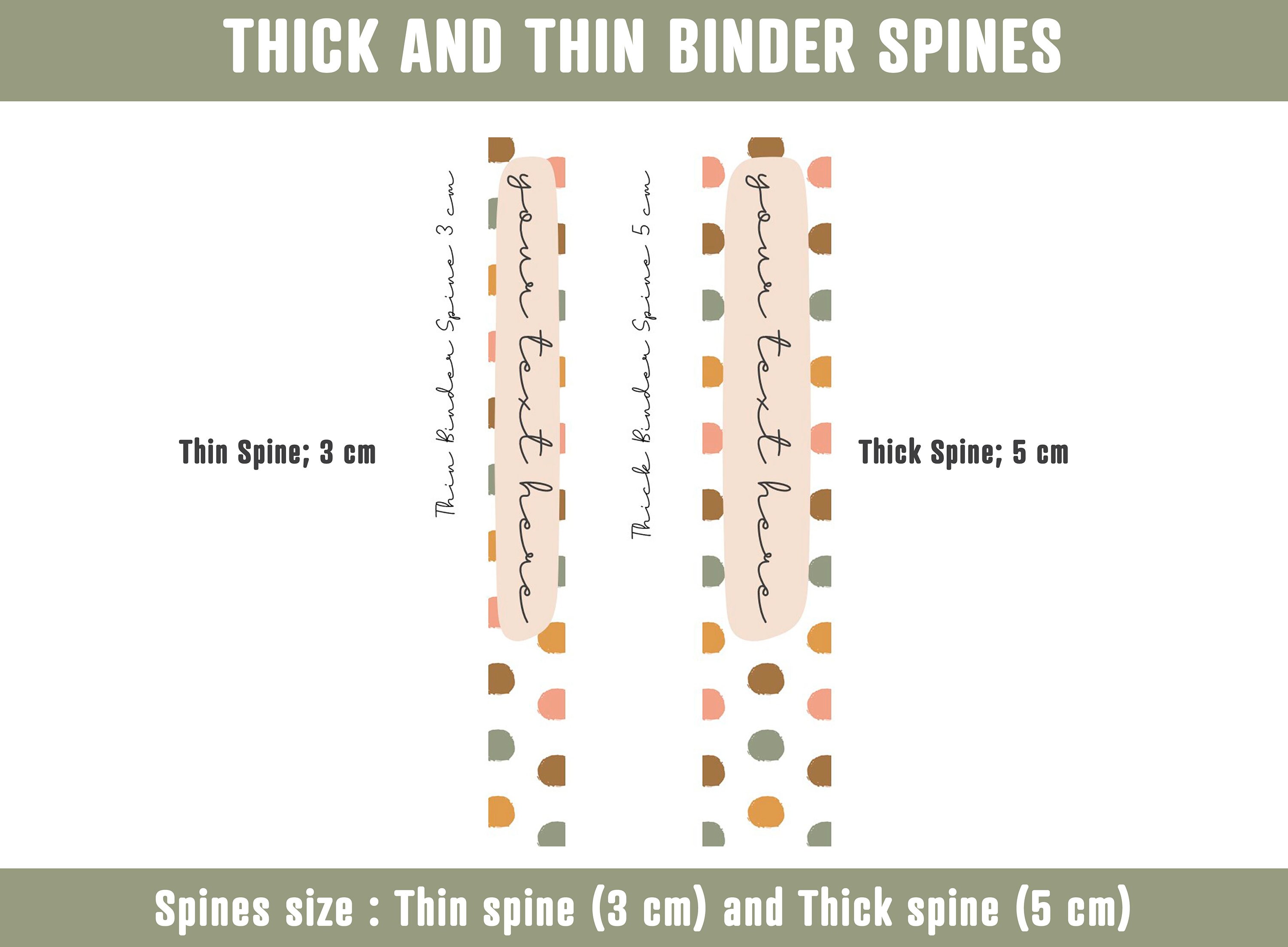 Powerpoint Binder Covers 10 Printable/editable Brown and - Etsy