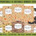 Autumn Patterns With Flowers and Animals Binder Cover 10 - Etsy