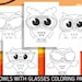 20 Adorable Owl With Glasses Coloring Pages for Preschool and ...