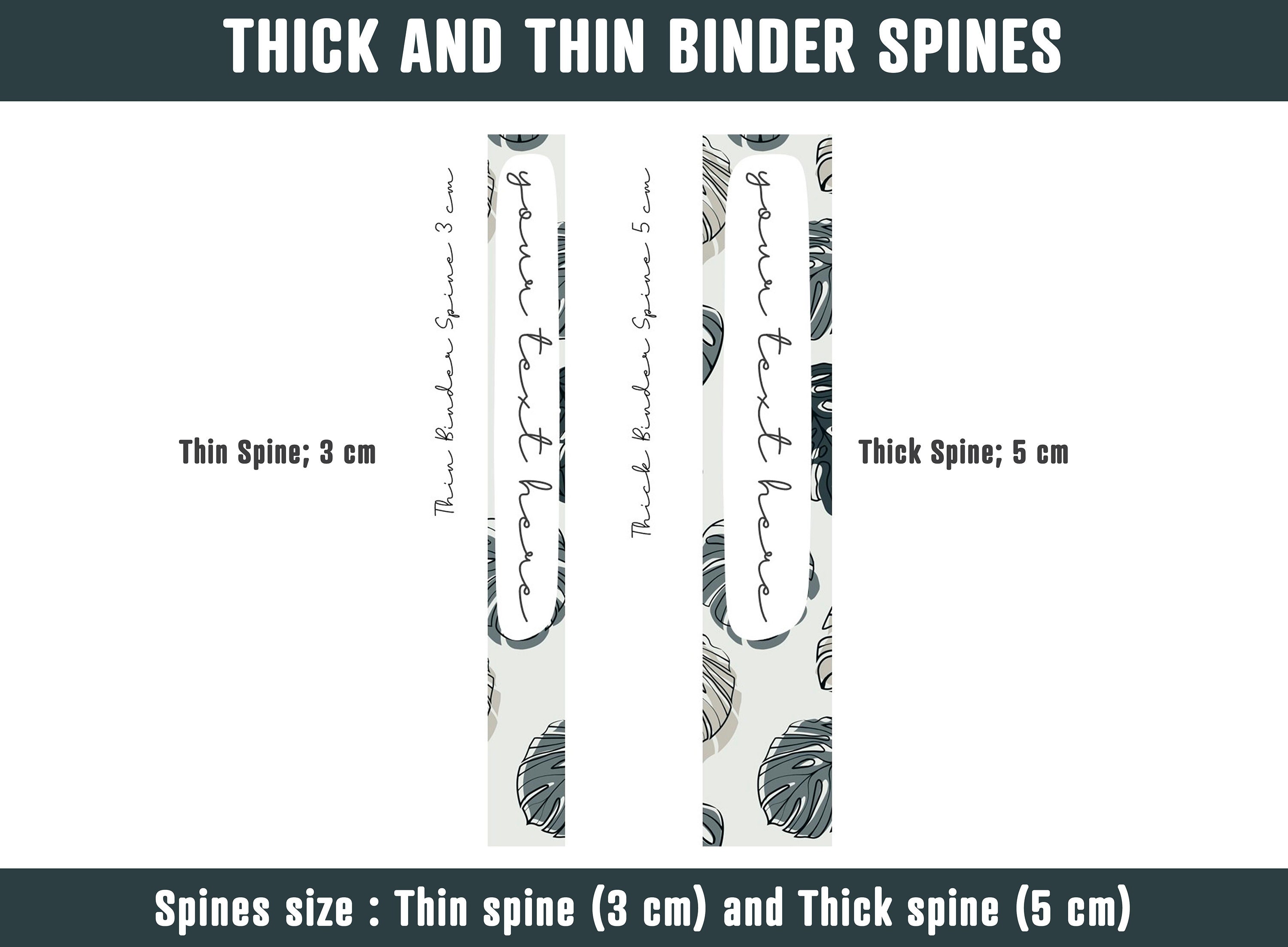 Powerpoint Binder Covers, 10 Printable/editable Tropical Pattern ...