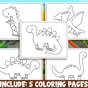 Learn How to Draw a Dinosaur, Directed Drawing Step by Step Tutorial ...