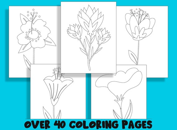 Flower Leaf Coloring Page