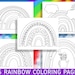 25 Delightful Rainbow Coloring Pages for Kids – Perfect for Preschool ...