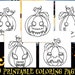 Pumpkin Coloring Pages, 20 Pumpkin Coloring Sheets for Kids, Boys ...