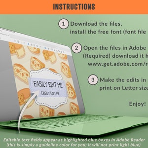 Cheese Binder Cover, 10 Printable & Editable Covers + Spines, Teacher ...