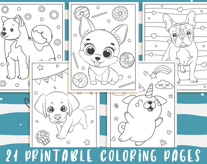 Custom Pet Coloring Page - Etsy
