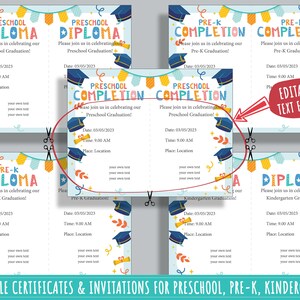 Kids' Fun Certificate and Invitation Collection: 37 Editable Pages for ...