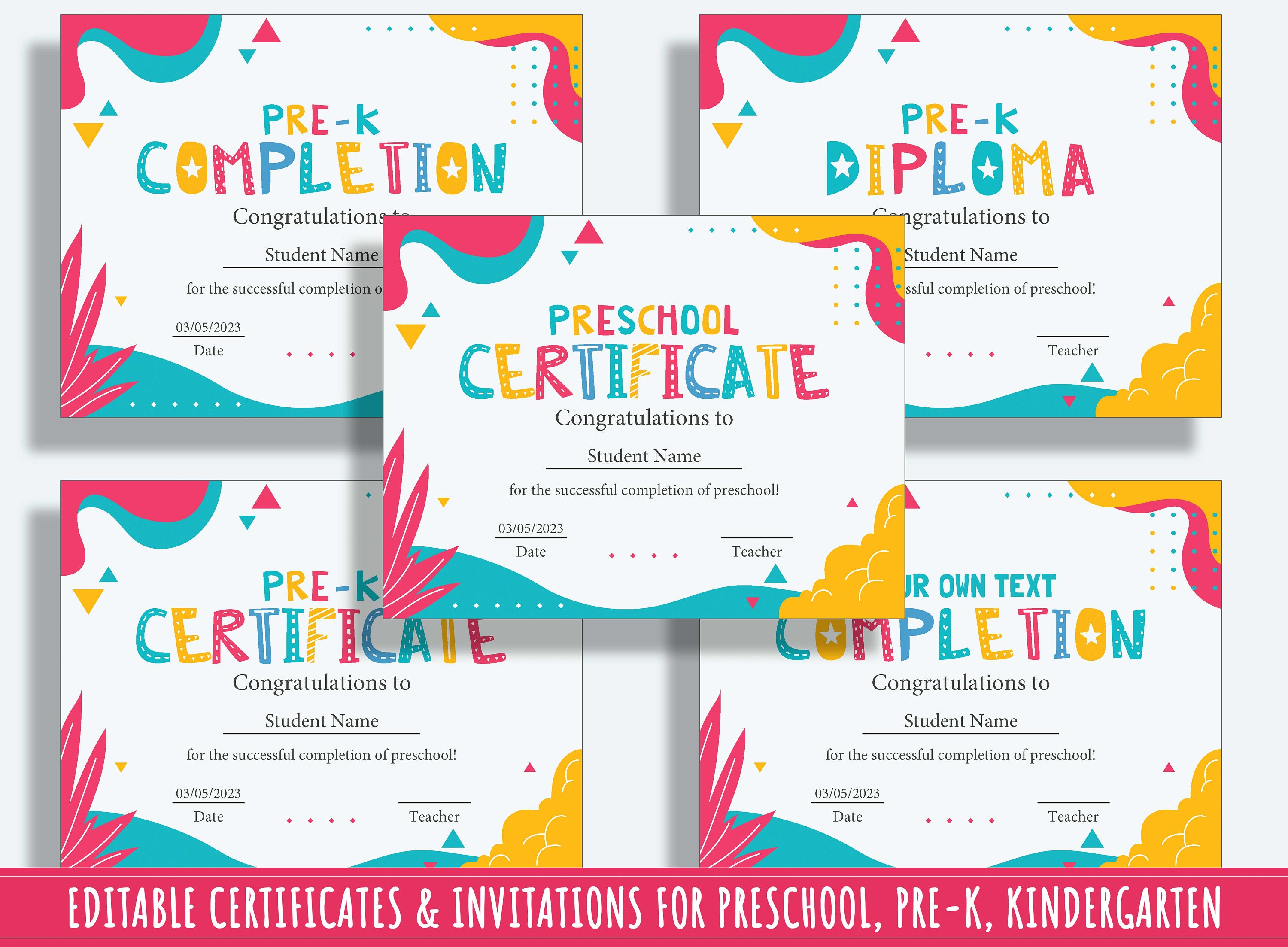 Editable Award Certificates, Star Student Certificate, End of the Year ...