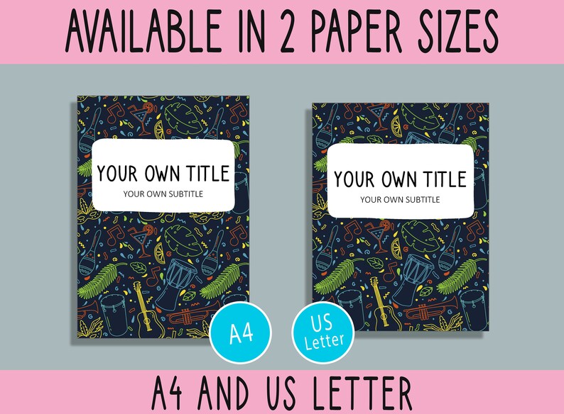 10 Editable Butterfly Binder Covers, Includes 1", 1.5", 2" Spines ...