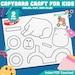 Capybara Craft: Fun Color, Cut, and Glue Activity for Kids – Perfect ...