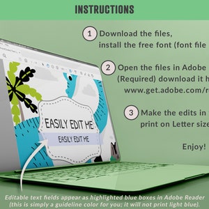 Dinosaur Binder Cover, 10 Printable & Editable Covers+spines, Binder ...