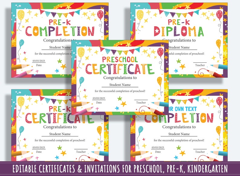 Editable Funny Class Awards, End of the Year Awards, Diplomas ...