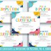 Diploma, Certificate, and Invitation Collection: 37 Editable Pages for ...