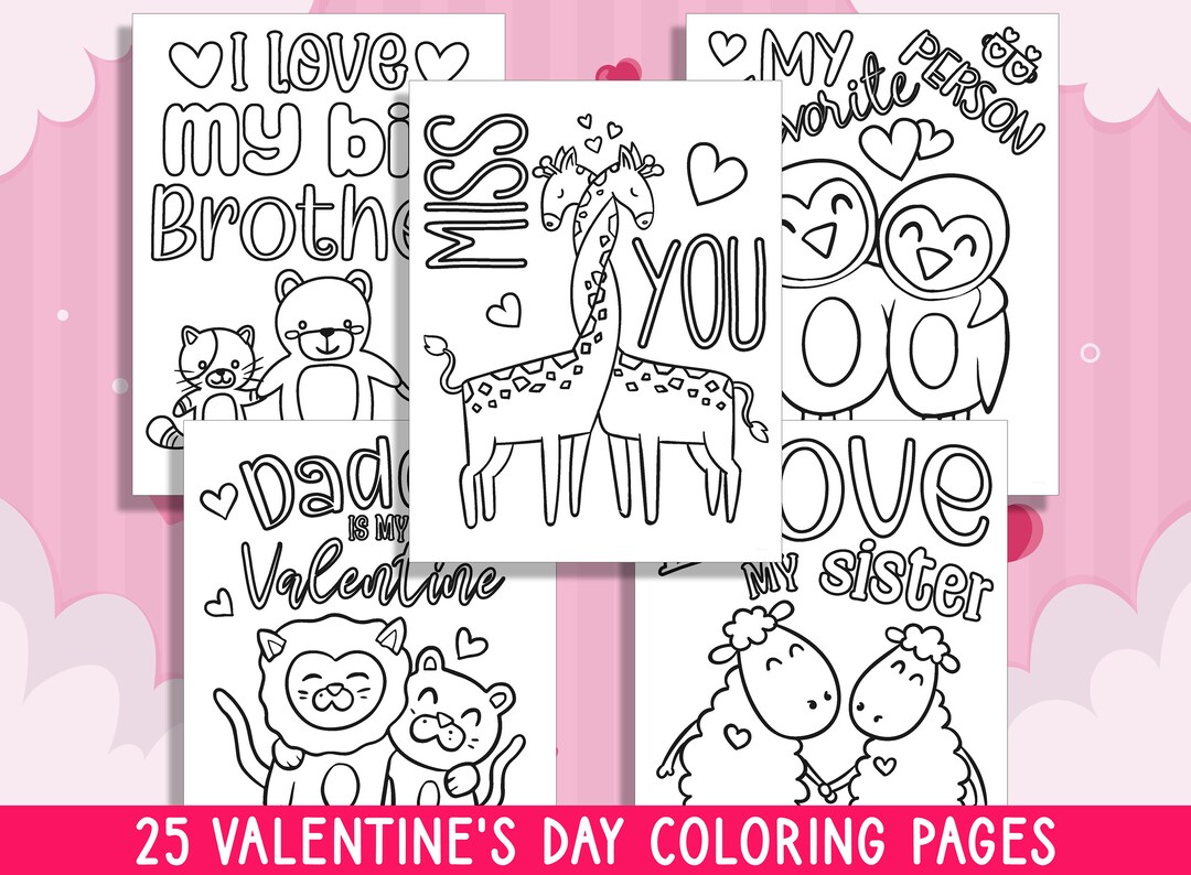 25 Heartfelt Valentine's Day Coloring Pages: Fun for All Ages! Spread ...