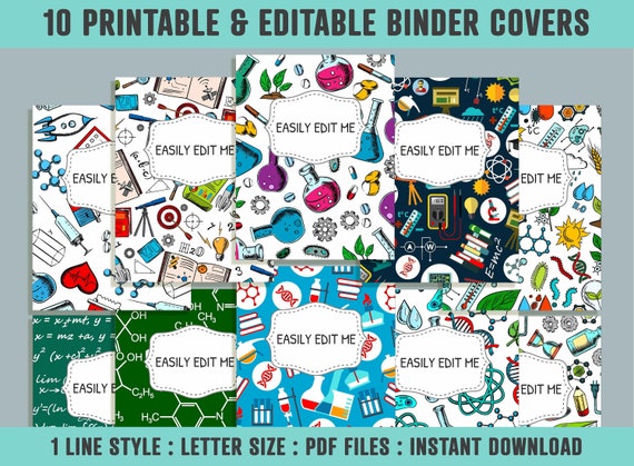 Binder Cover Designs For Kids