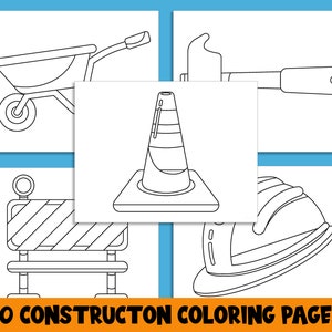 Construction Coloring Pages: 20 Fun & Engaging Worksheets for Preschool ...