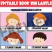 Editable Student Book Bin Labels: 16 Customizable Designs for Perfect ...