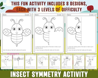 40 Count Color & Graph Worksheets Count and Graph Shapes - Etsy