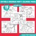 Editable Dinosaur Party Coloring Pages: 15 Fun Printable Sheets for a ...