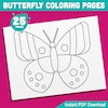 Cute Bird Coloring Pages: 25 Adorable Coloring Book Designs for ...