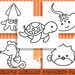 25 Simple Animal Coloring Pages for Preschool and Kindergarten, PDF ...