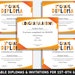 Editable 6th Grade Awards, 1st to 8th Grade Diploma, Certificate of ...