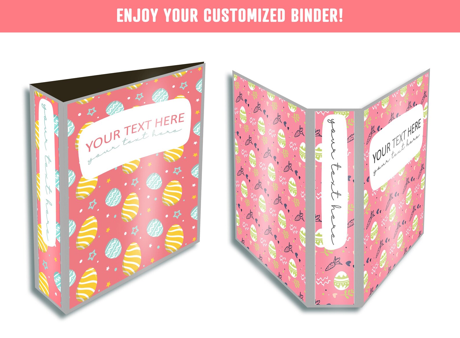 Powerpoint Binder Covers 10 Printable/editable Easter Binder - Etsy