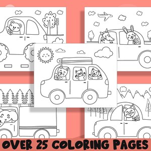 25 Cute Car Coloring Pages for Preschool, Prek, and Kindergarten – High ...