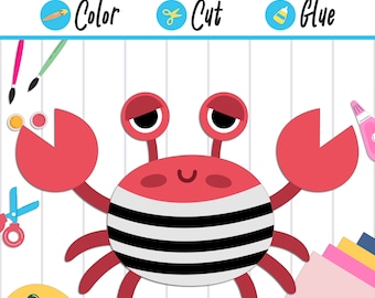 Pirate Crafts for Kids: Color, Cut, and Glue, a Fun Activity for K to ...