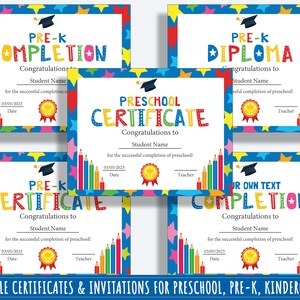 Editable Class Awards, End of the Year Awards, Diplomas, Certificates ...