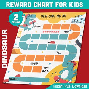 Printable Skateboard and Surfboard Reward Chart for Kids, Fun Behavior ...