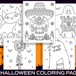 New Fun Halloween Coloring Pages: Over 41 Printable Pages for Kids ...
