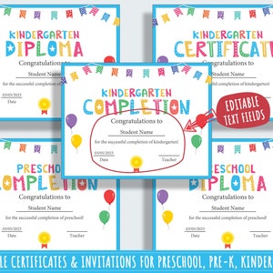 Design Your Own Diploma, Certificate, and Invitation: 37 Editable Pages ...