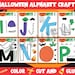 Halloween Alphabet Activities, Spooky ABC Crafts, 53 Pages, A-Z, Color ...