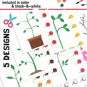 Tomato Name Craft Activity: Back-to-school Bulletin Board, 40 Pages, 5 ...