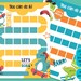 Printable Dinosaur Skateboard Reward Chart for Kids: 2 Fun Designs to ...
