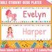 Student Desk Plates 30 Printable/editable Fairy Tale Classroom Name ...