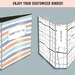Hand Drawn Striped Pattern Binder Cover, 10 Printable & Editable Binder ...
